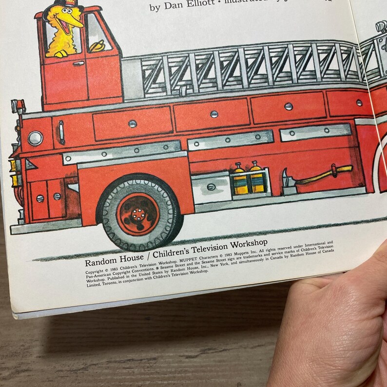 1983 A Visit to the Firehouse Sesame Street Jim Henson Muppets Please ...