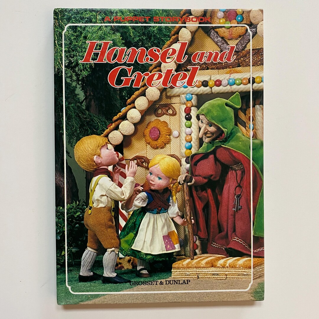 Hansel and Gretel Puppet Storybook Hardcover Board Book 1970 Izawa ...