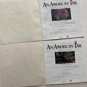 1980s an American Tail Fievel Goes West Books Kids Paperback Story ...