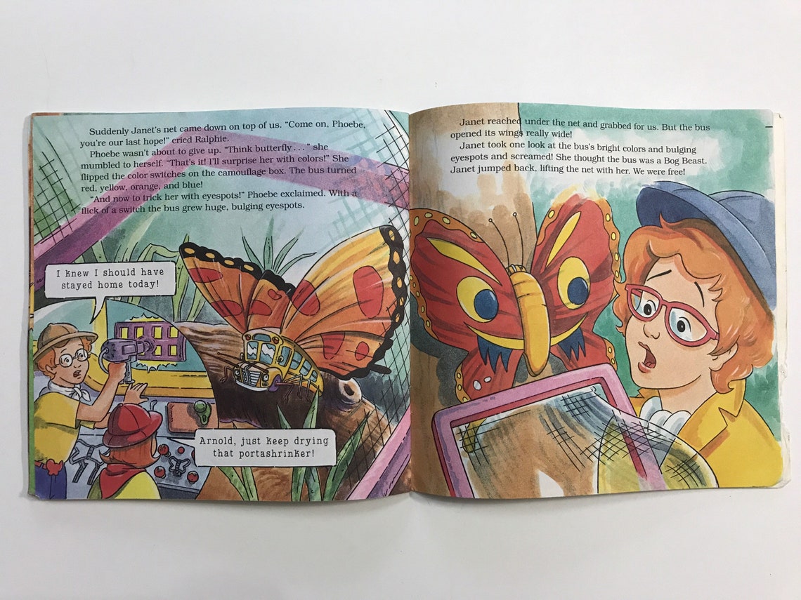 The Magic School Bus Butterfly and the Bog Beast 1996 - Etsy