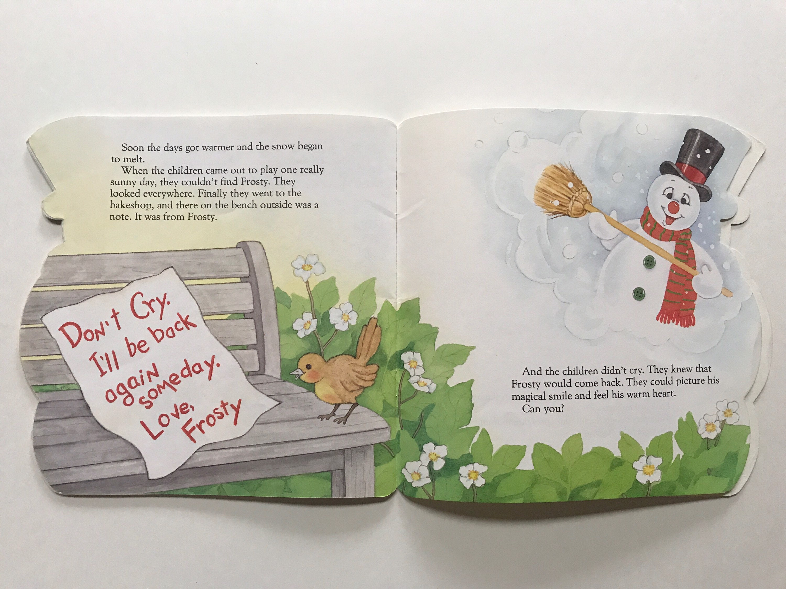 1990 Frosty the Snowman Book Soft Cover Kids Children Cute | Etsy