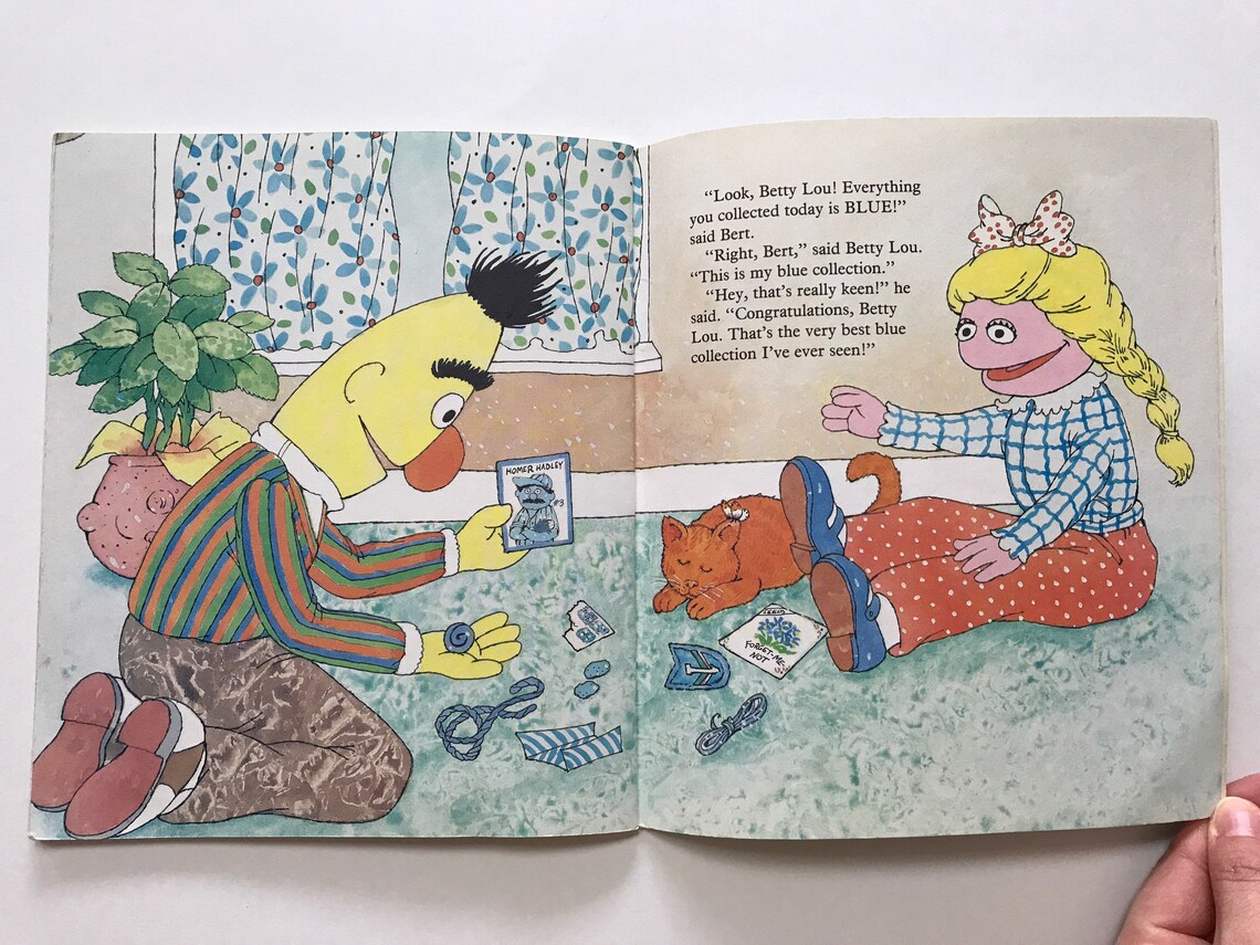 1988 Berts New Collection Book Soft Cover Story Reading Sesame | Etsy