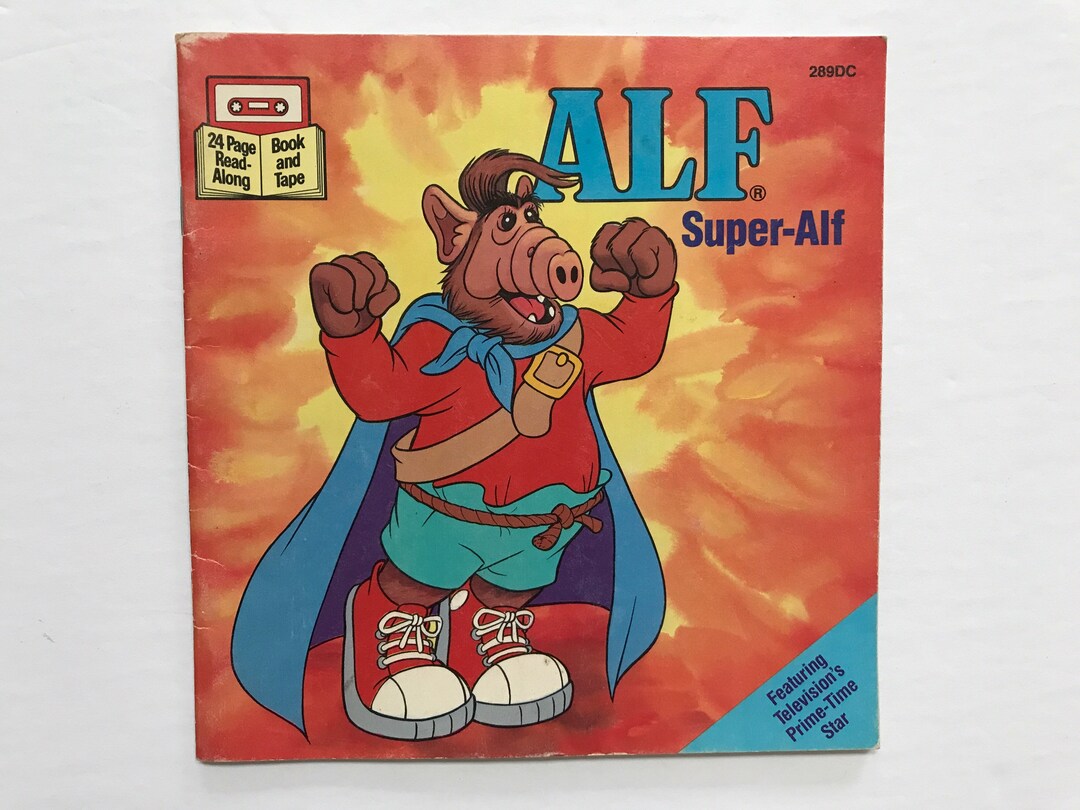 1988 Super Alf Read Along Book and Tape Book Only Cassette is Not ...
