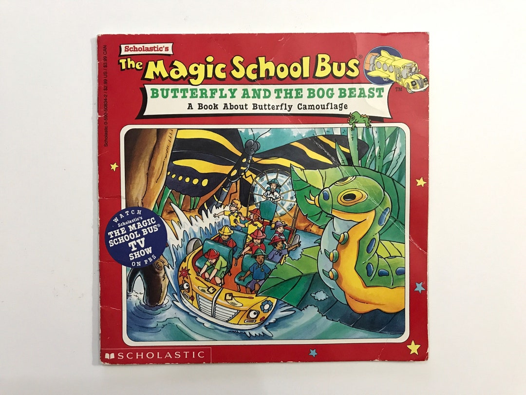 The Magic School Bus Butterfly and the Bog Beast 1996 Scholastic 90s ...