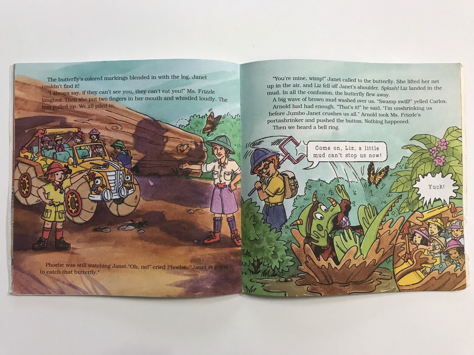The Magic School Bus Butterfly and the Bog Beast 1996 Scholastic 90s ...