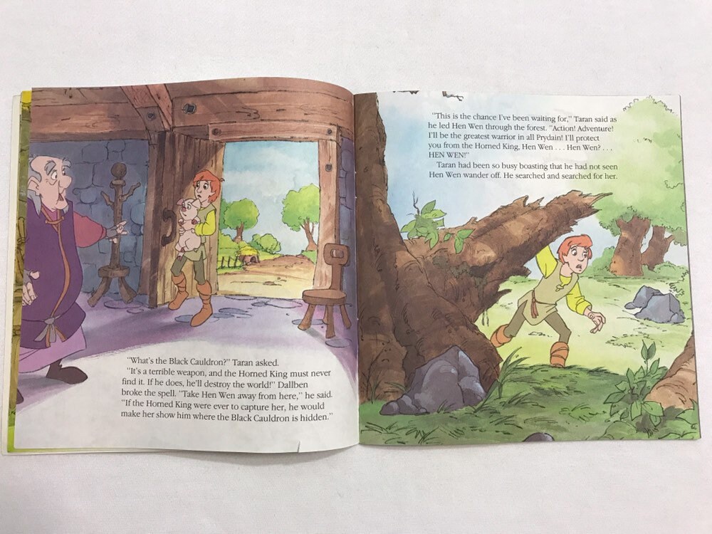 1985 Taran and the Magic Cauldron The Magic Sword Kids Picture | Etsy