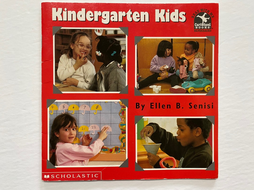1994 Kindergarten Kids Soft Cover Kids Book Children First Day of ...