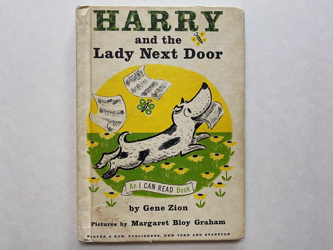 1960 Harry and the Lady Next Door Book Hardcover / Gene Zion / I Can ...