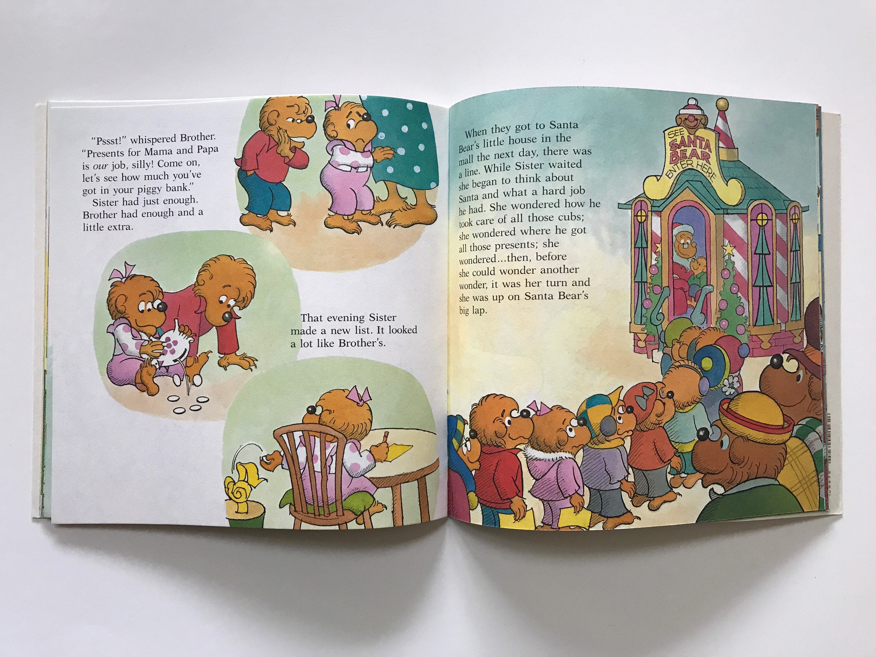1984 the Berenstain Bears Meet Santa Bear Kids Childrens Book | Etsy