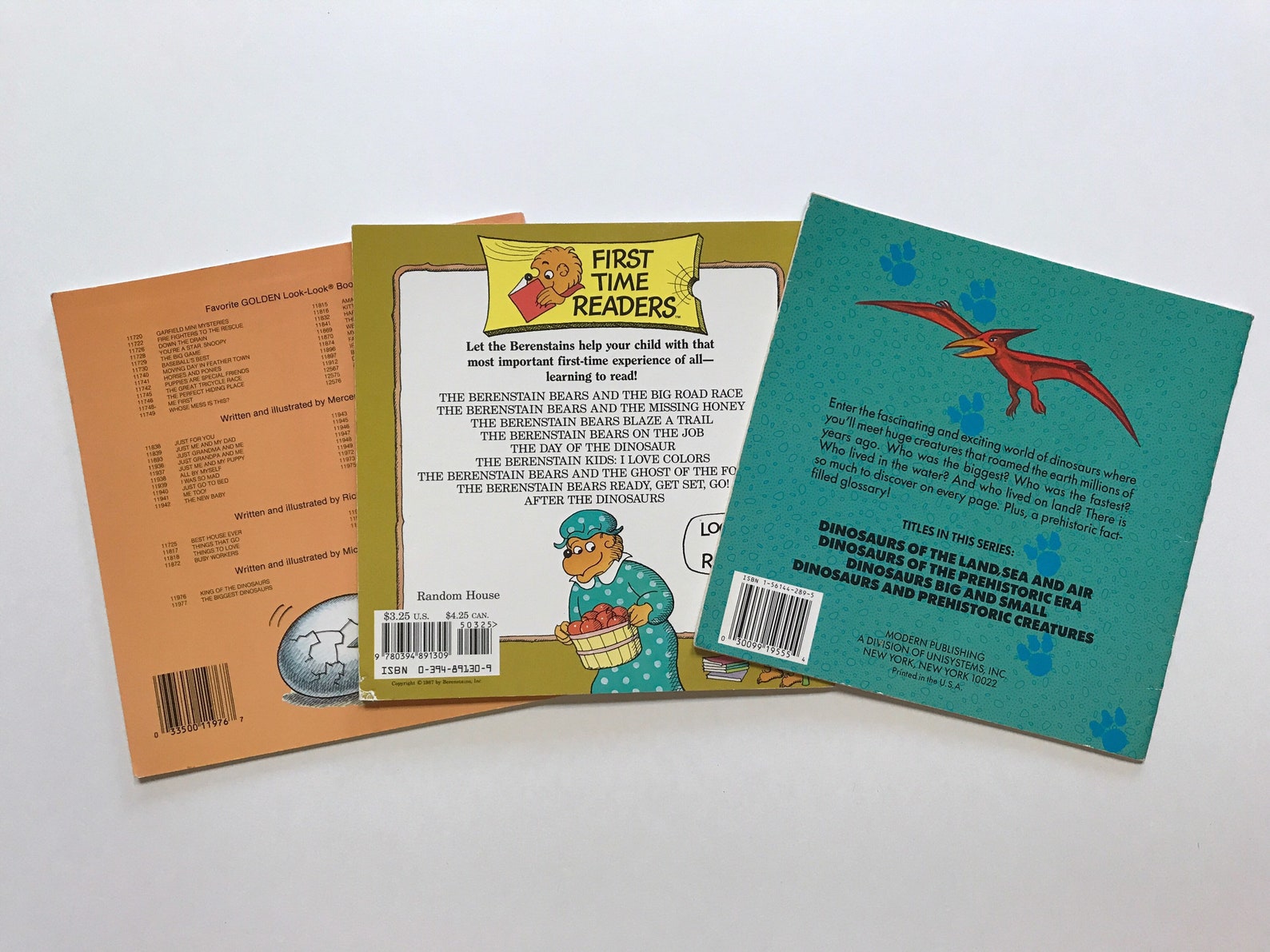 Vintage Dinosaur Books Golden Look Look Book for Kids Children Soft ...