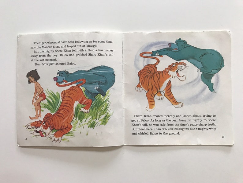 Disney the Jungle Book Read Along Book See Hear Read Kids - Etsy Canada