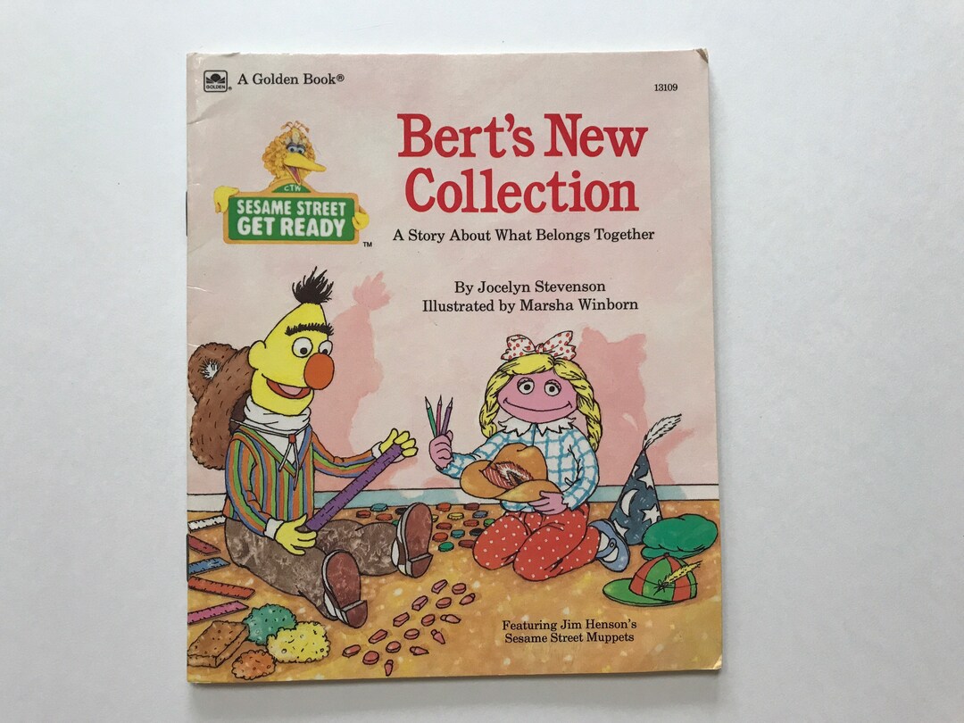 1988 Berts New Collection Book Soft Cover Story Reading Sesame - Etsy