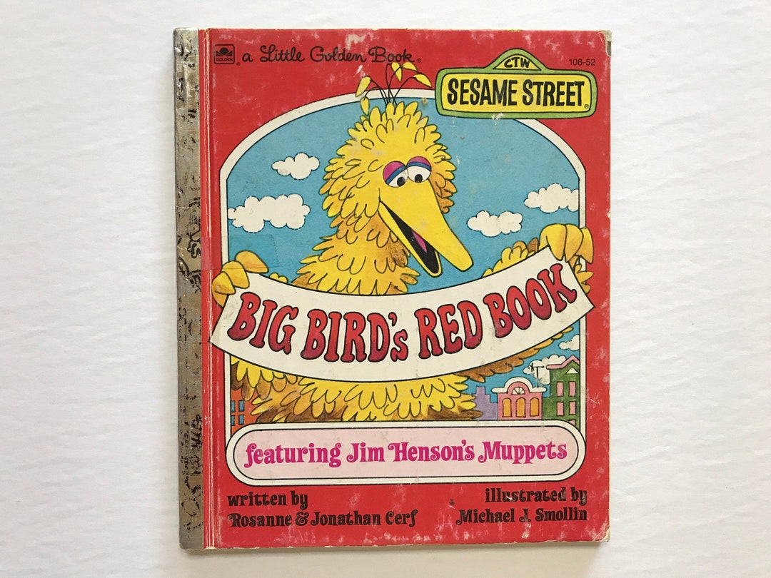 1977 Big Birds Red Book Little Golden Book Muppets Sesame Street Kids ...