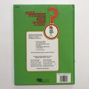1990 Where Are They Look for Laura Fun Search and Find Kids Children ...