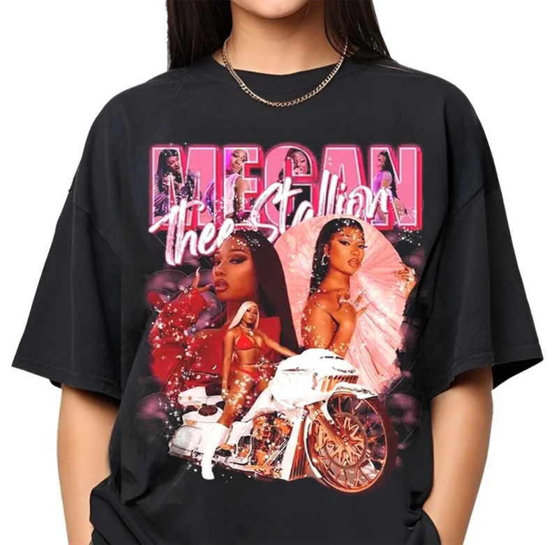 Limited Megan Thee Stallion Shirt, Vintage Megan Thee Stallion 90s ...