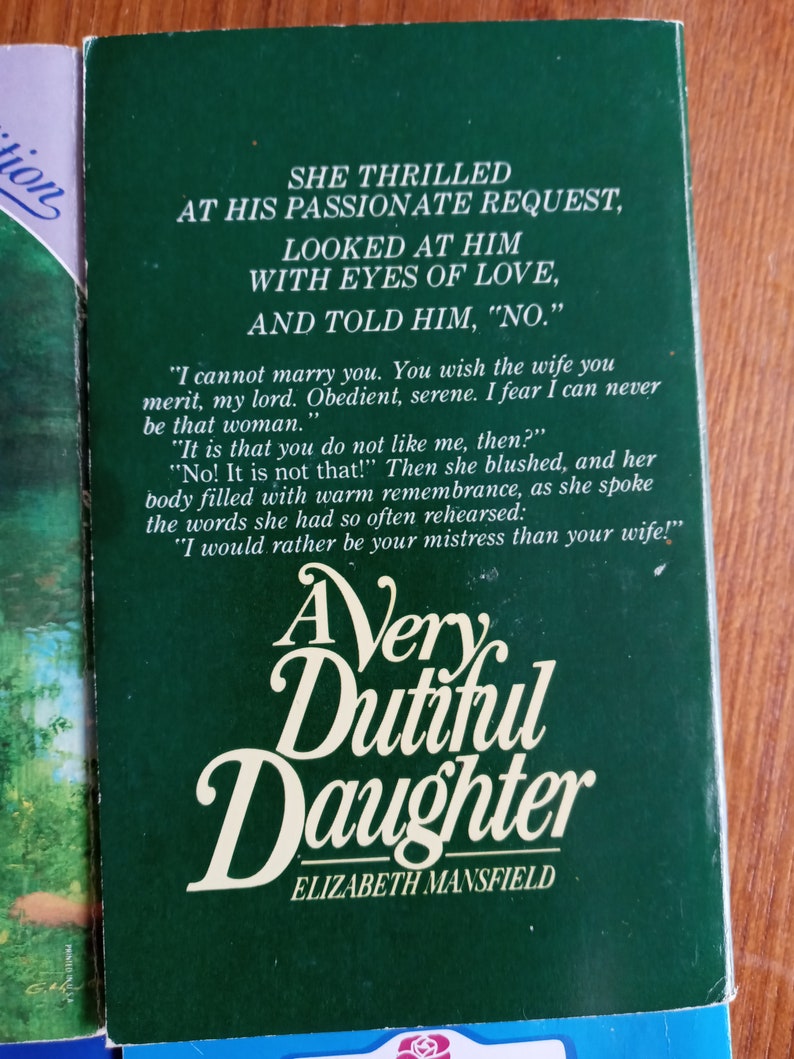 4 Vintage Romance Books, Mills & Boon, Dangerous Engagement, A Dutiful ...