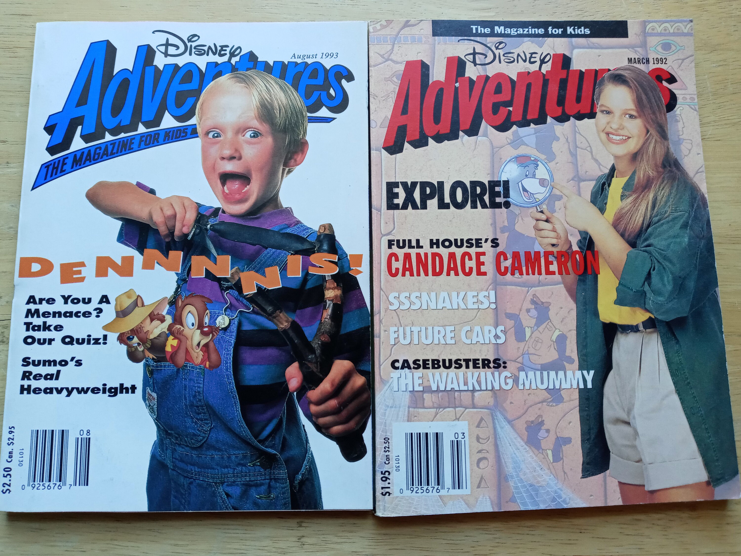 10 Disney Adventure Magazines, Home Alone, Dennis the Menace, Cindy ...
