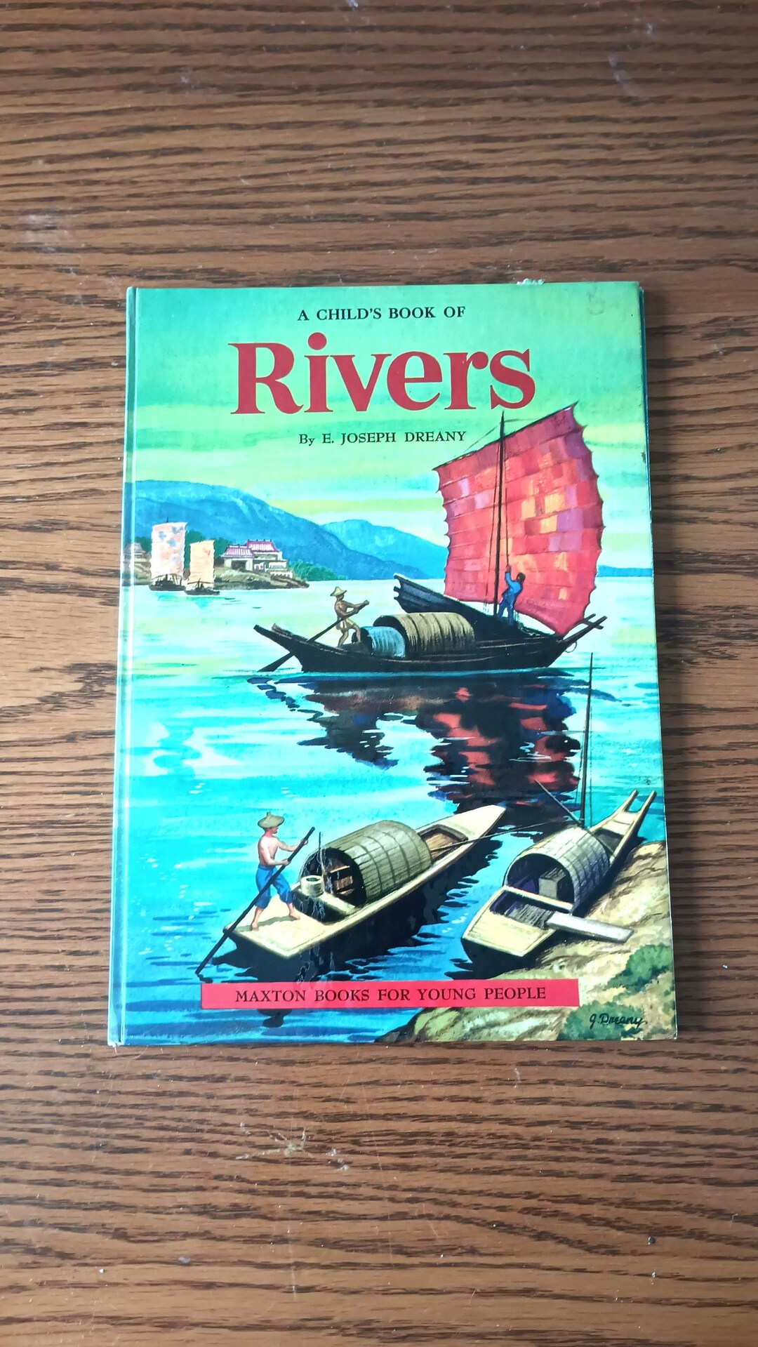 Vintage Educational Book Rivers E. Joseph Dreany - Etsy