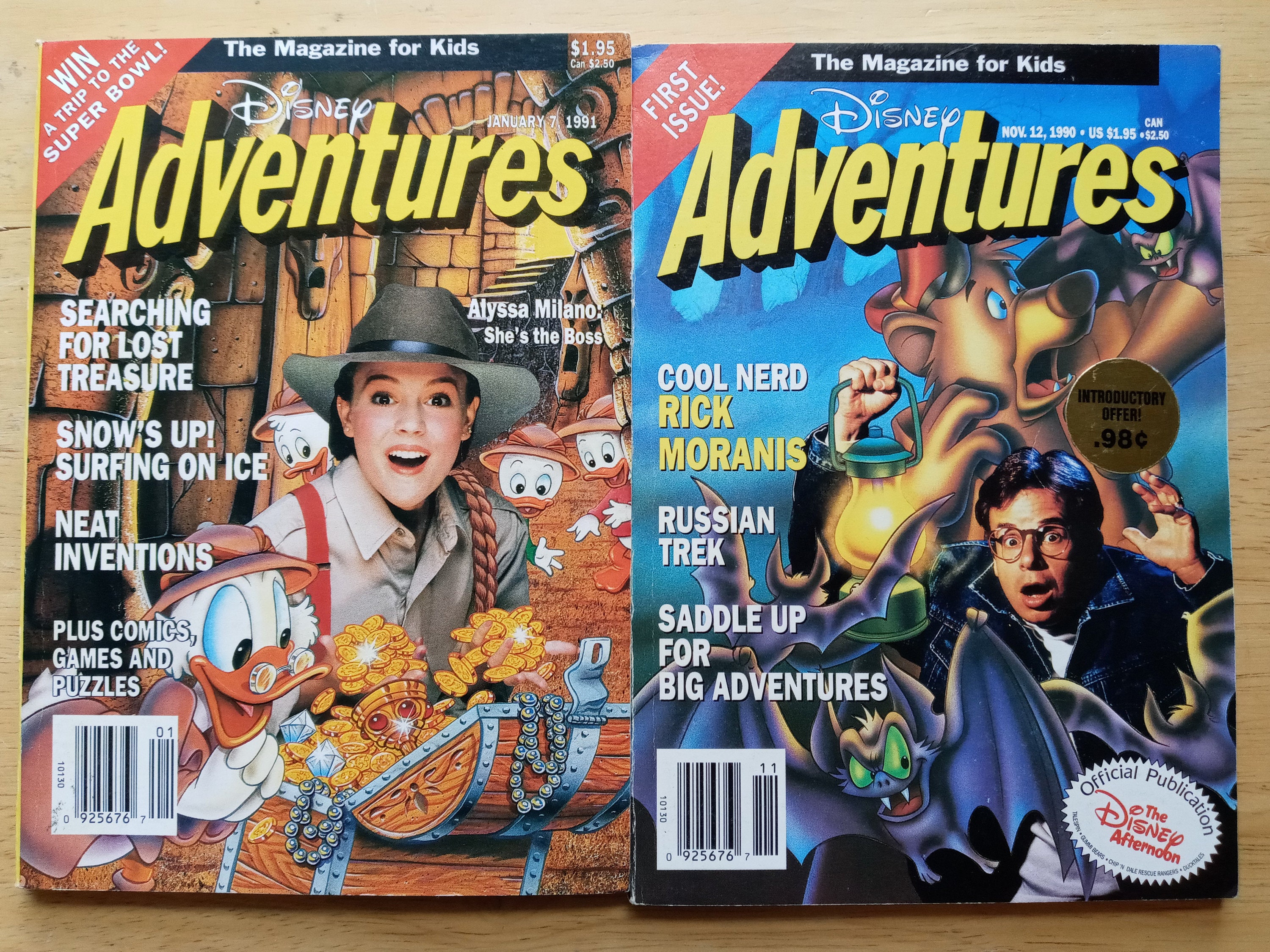 10 Disney Adventure Magazines, Home Alone, Dennis the Menace, Cindy ...
