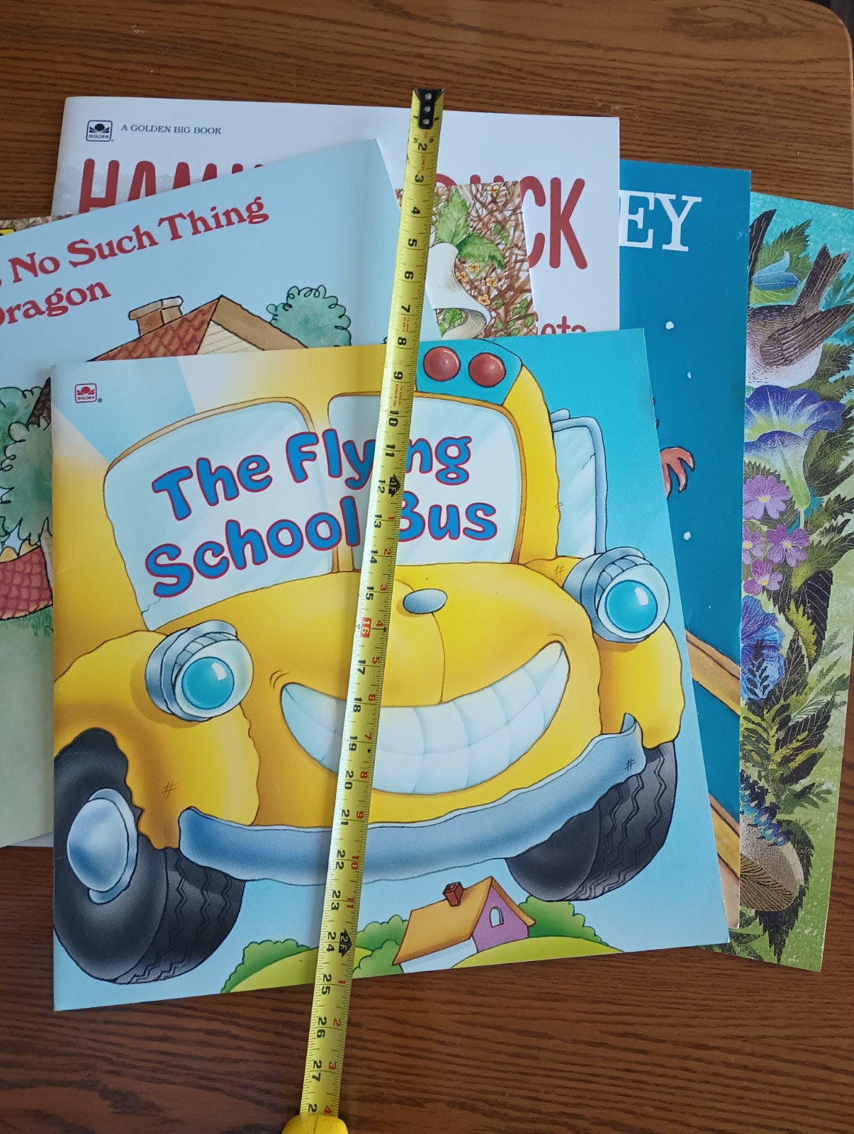 5 Golden Big Books, Flying School Bus, Mrs Mooley, There's No Such ...