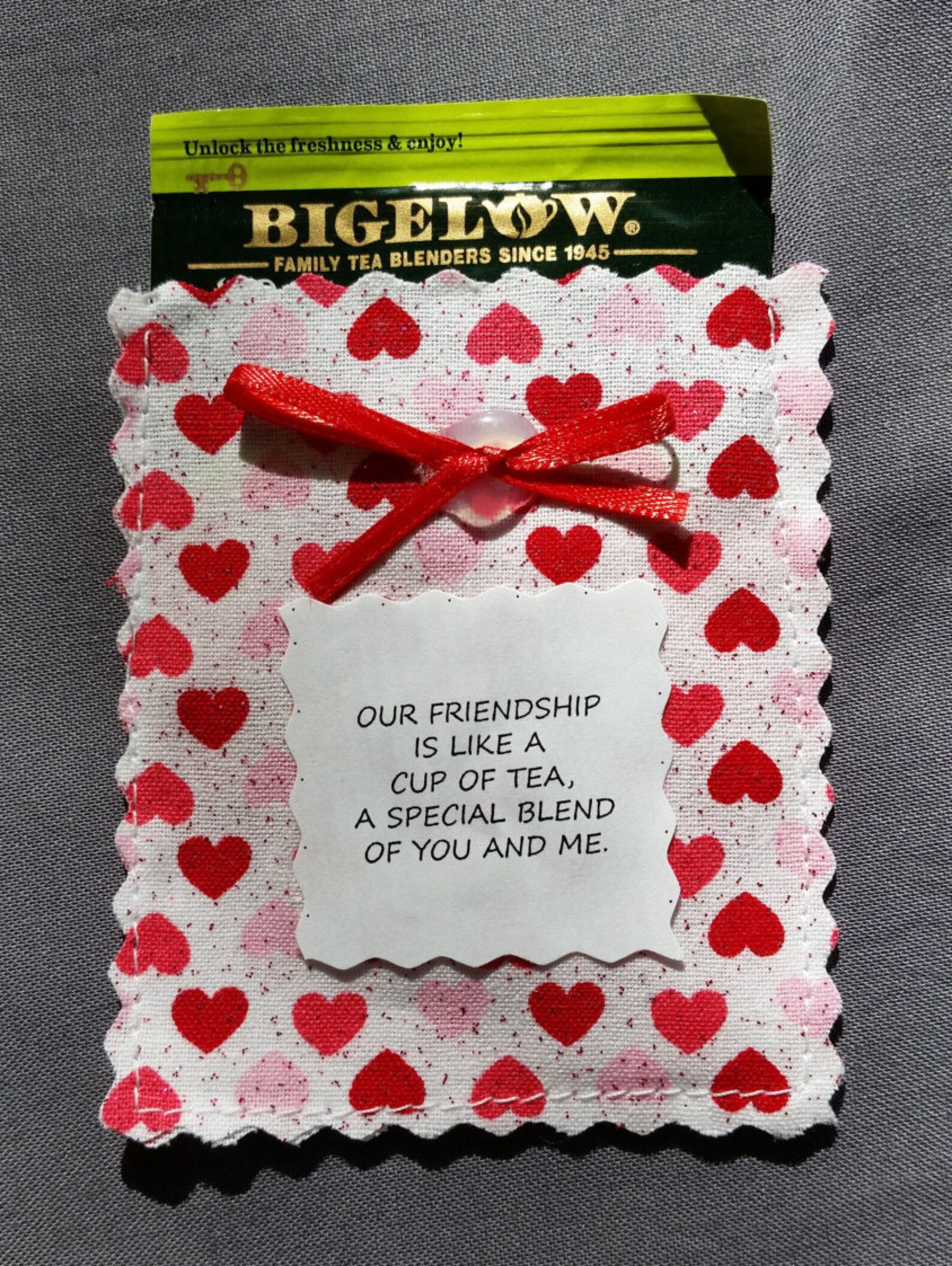 Friendship Tea Pouch Poem & Tea Bag - Etsy