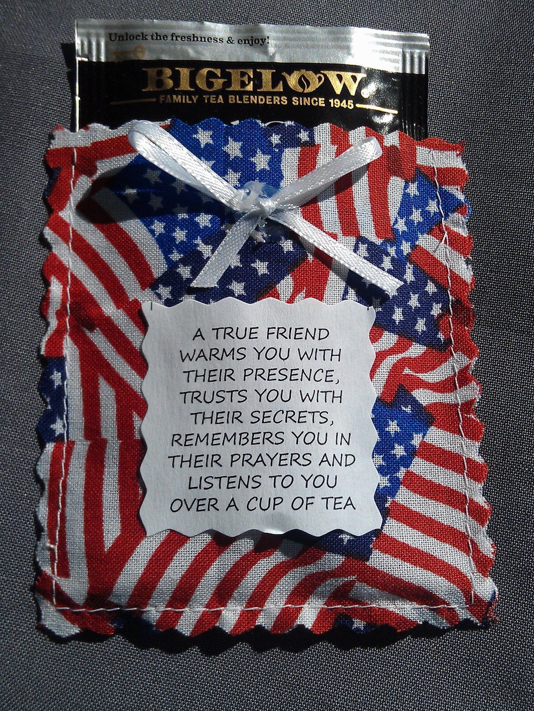 True Friend Floral Friendship Tea Pouch Poem & Tea Bag - Etsy Canada