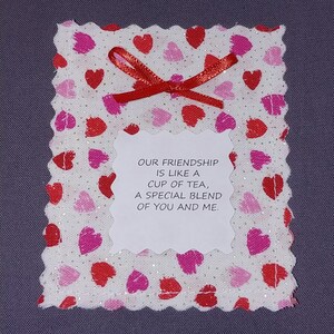 Friendship Tea Pouch, Poem & Tea Bag - Etsy