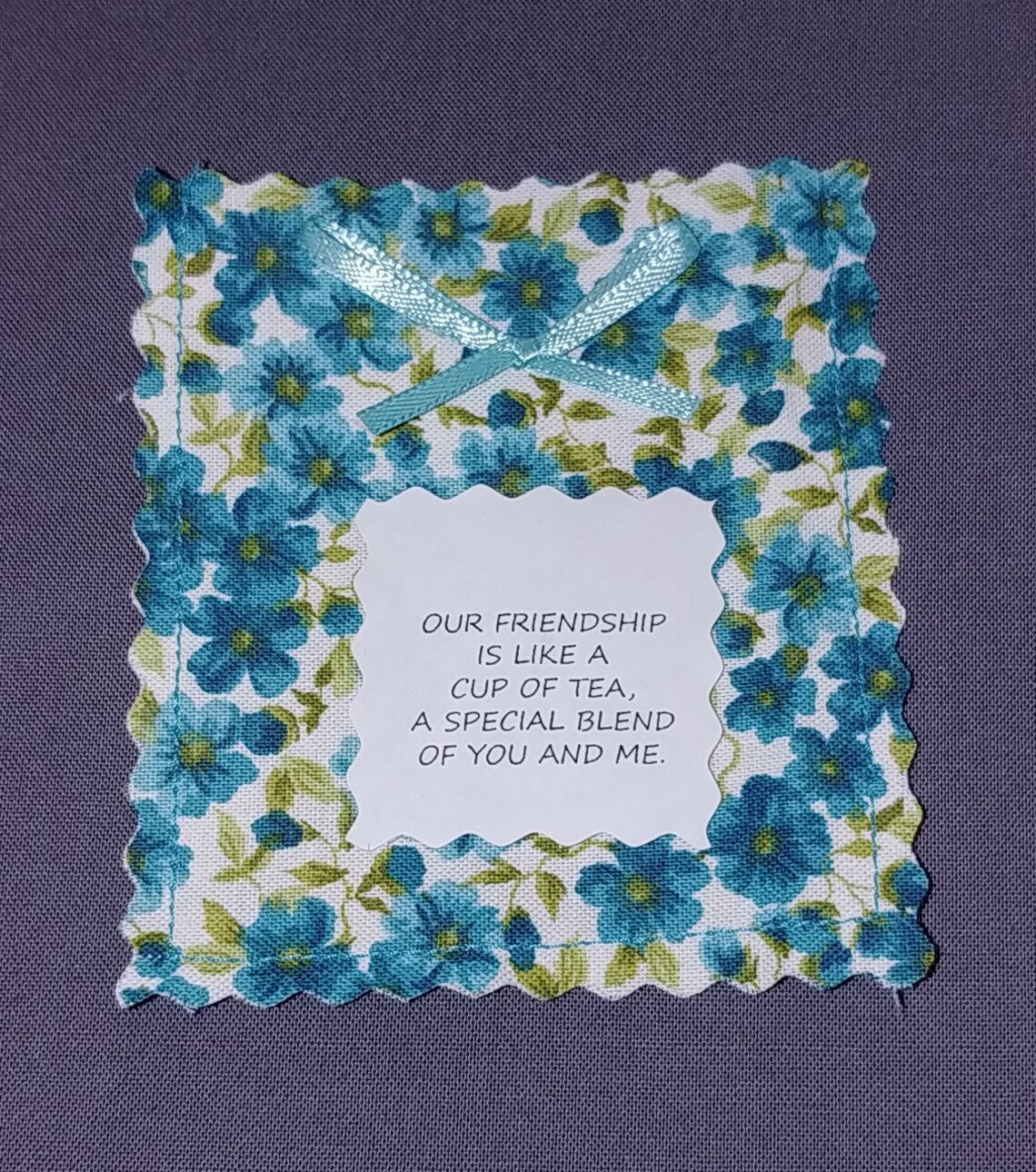 Friendship Tea Pouch Poem & Tea Bag - Etsy