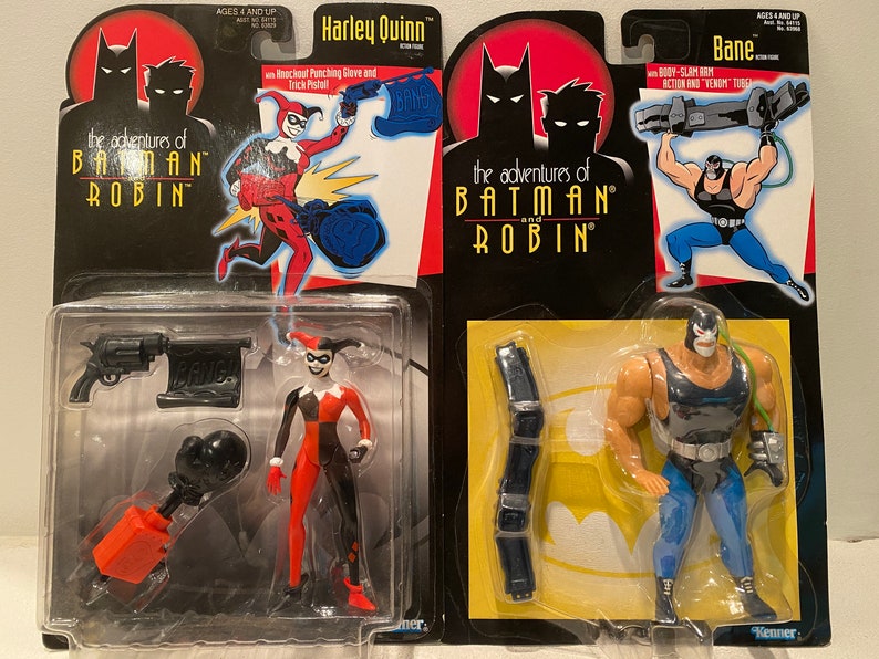 New Adventures of Batman & Robin Action Figures - Unopened LOT of 4 ...