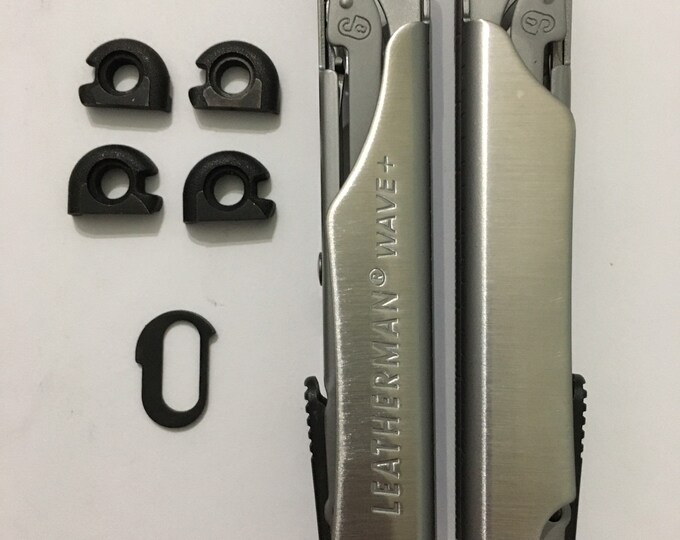 Leatherman Wave 2 Tone Stainless Steel Frame Black Oxide Locks End ...