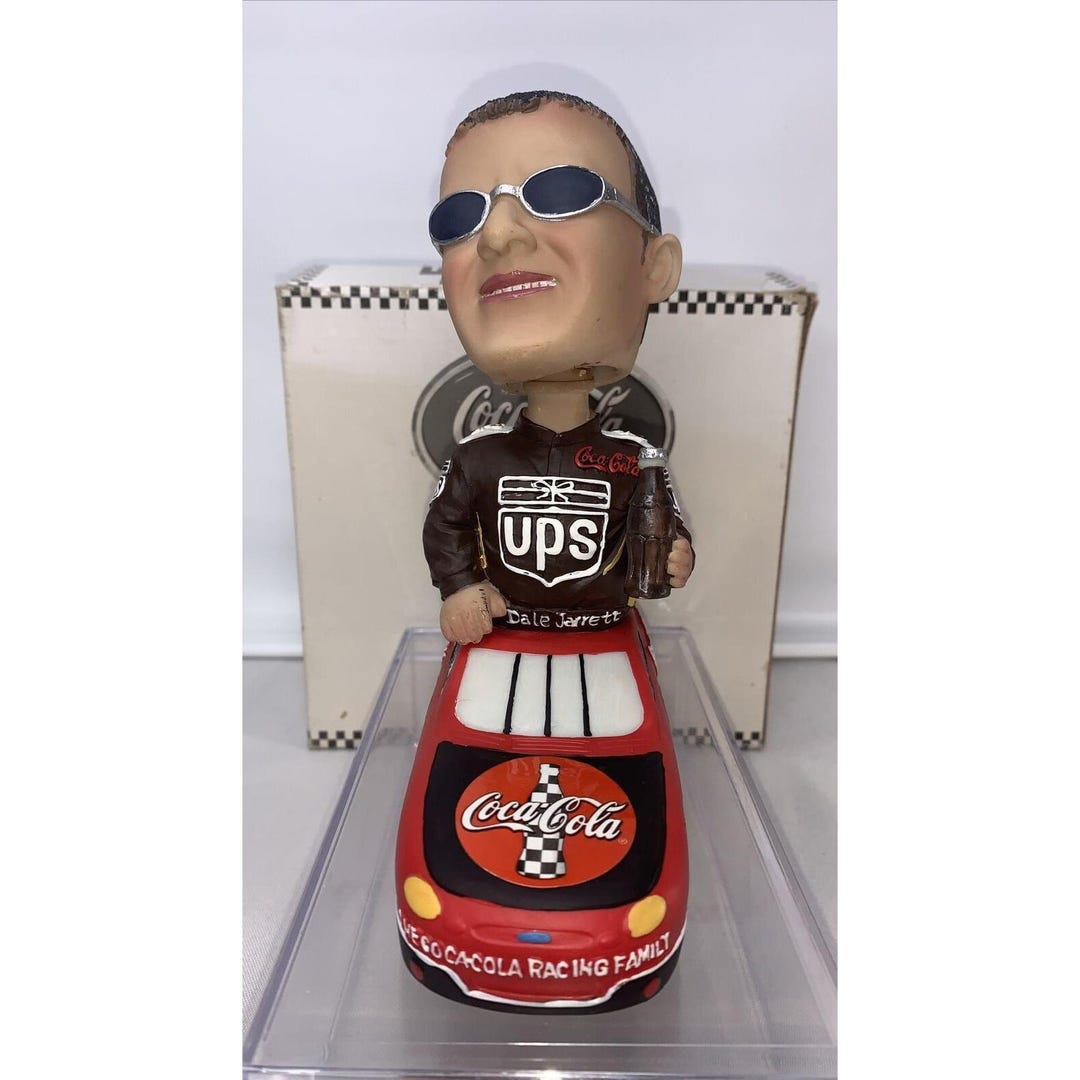 Nascar Arby's DALE JARRETT Bobble Head With Car Coca-cola Racing Family ...