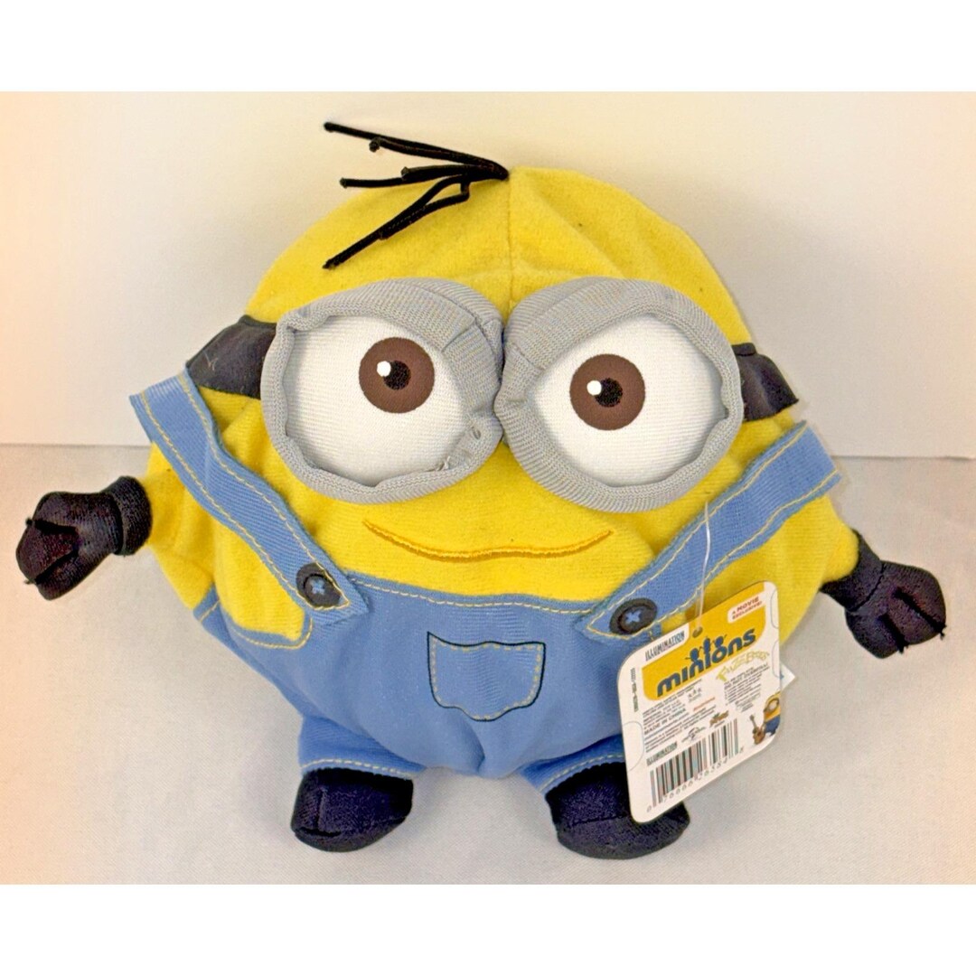 Despicable Me Minion FUZZBIES BOB MINION W/ Ball Inside 6" Plush ...