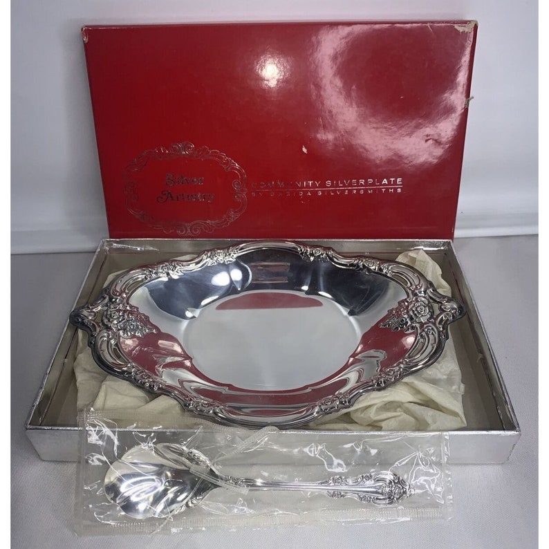 Silver Artistry Community Silverplate BY ONEIDA SILVERSMITHS (tray and ...