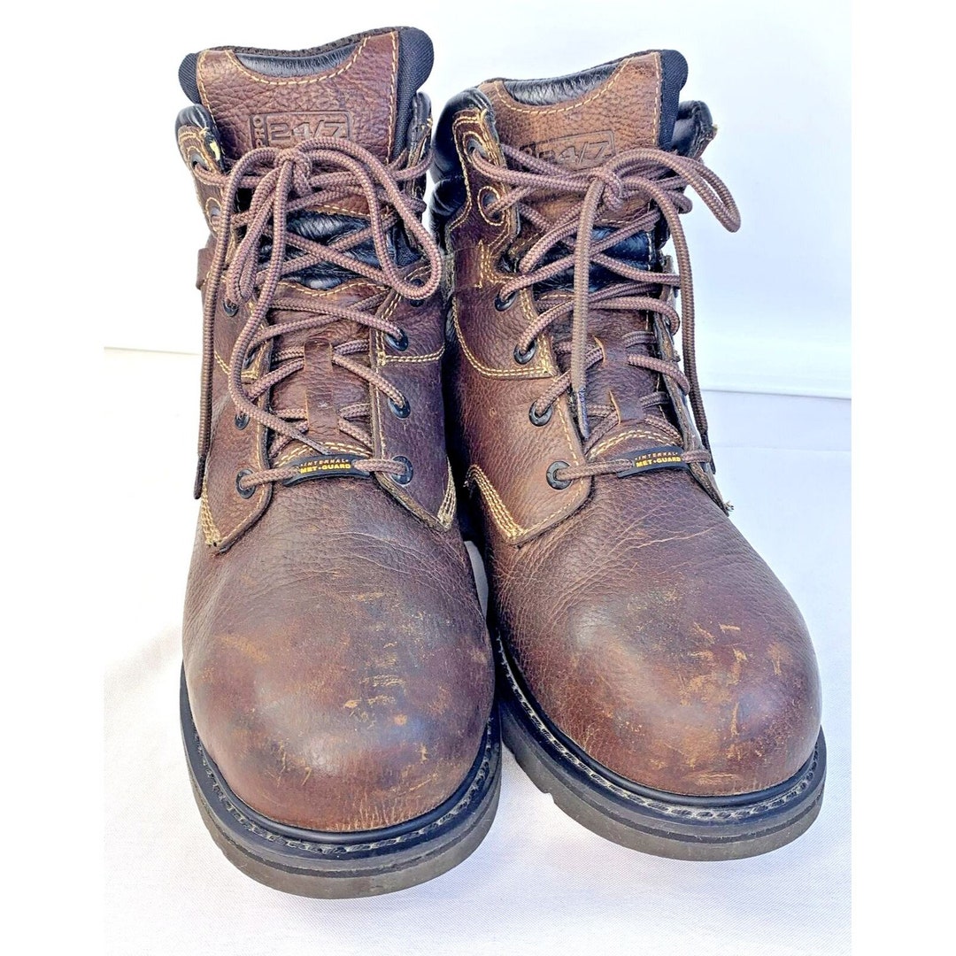 Timberland Pro 24/7 Work Boots Steel Toe Brown 11 M Men TL505 - Etsy
