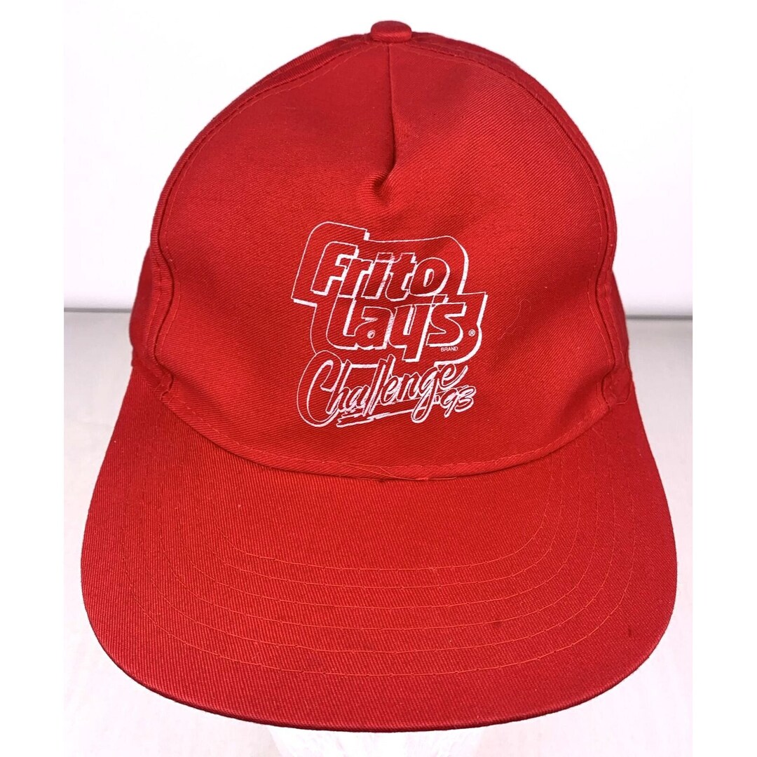 Vintage Frito Lays Challenge 93’ Red Trucker Snapback Hat - Etsy