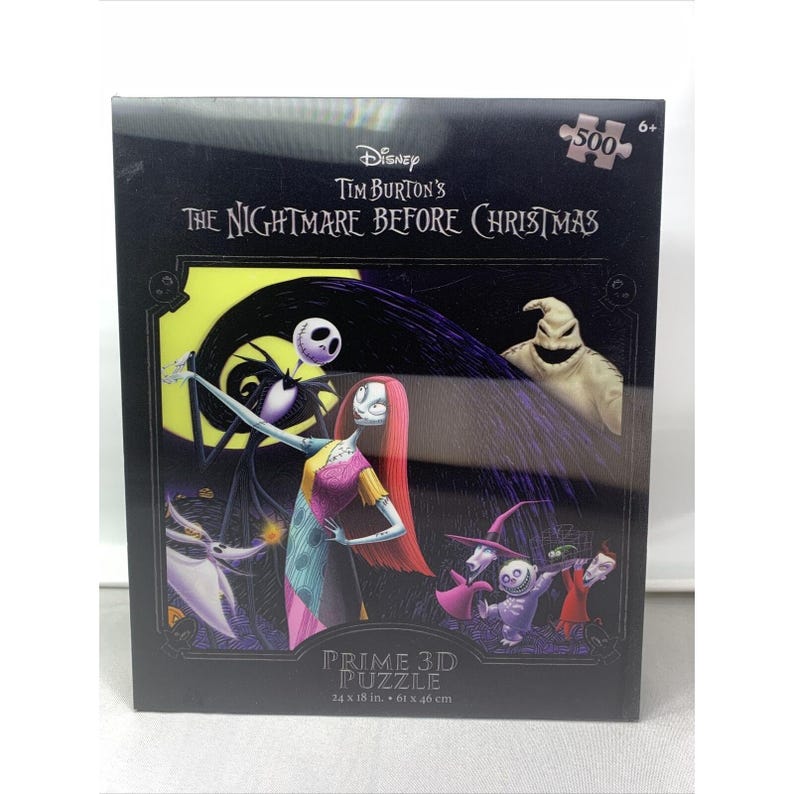The Nightmare Before Christmas Prime 3D Jigsaw Puzzle 500pc Jack ...