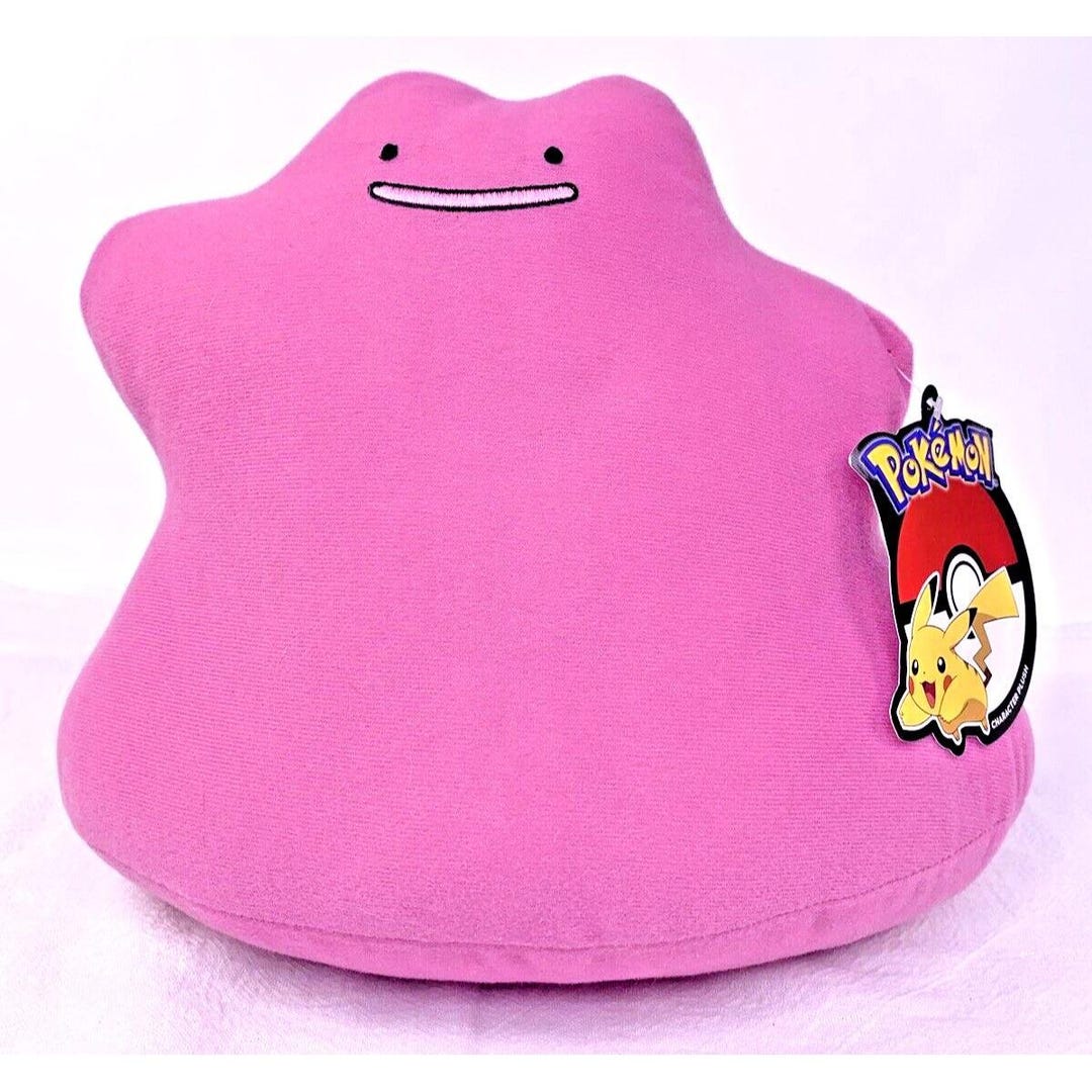 Pokemon Metamon Plush 9 Inch Pink Ditto Evolved Nintendo Toy Factory ...