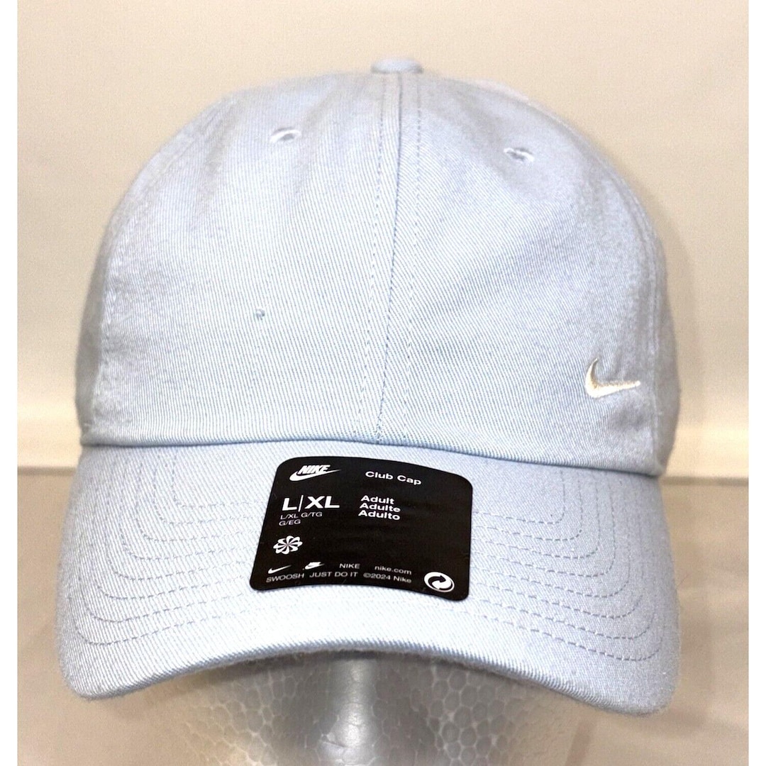 Nike Club Cap Hat Unstructured Light Blue Adjustable FZ5698-440 Adult ...
