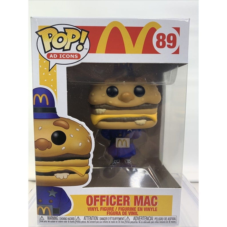 Funko Pop! Ad Icons: Mcdonald's - Officer Mac #89 -vinyl Figurine F14 ...