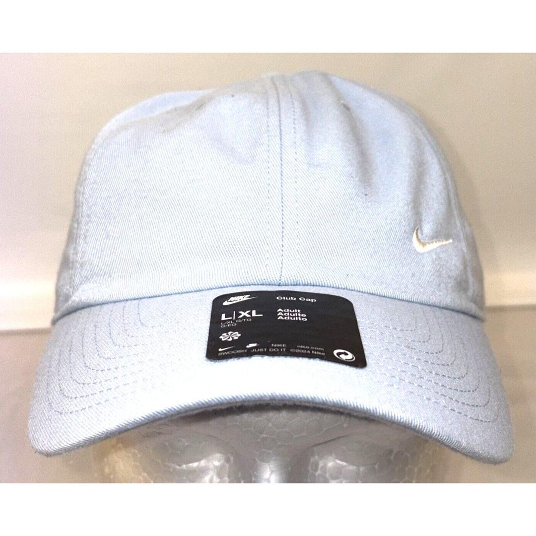 Nike Club Cap Hat Unstructured Light Blue Adjustable FZ5698-440 Adult ...