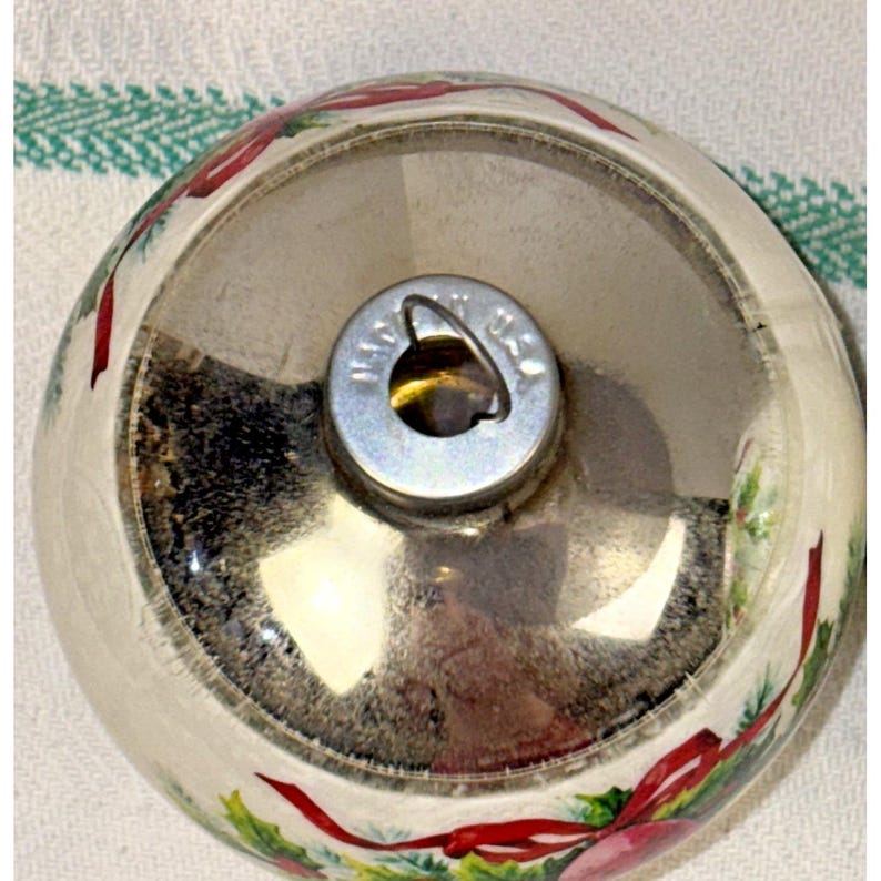 Vintage Corning Glass Christmas Ornaments Set of 6 No Original Box ...