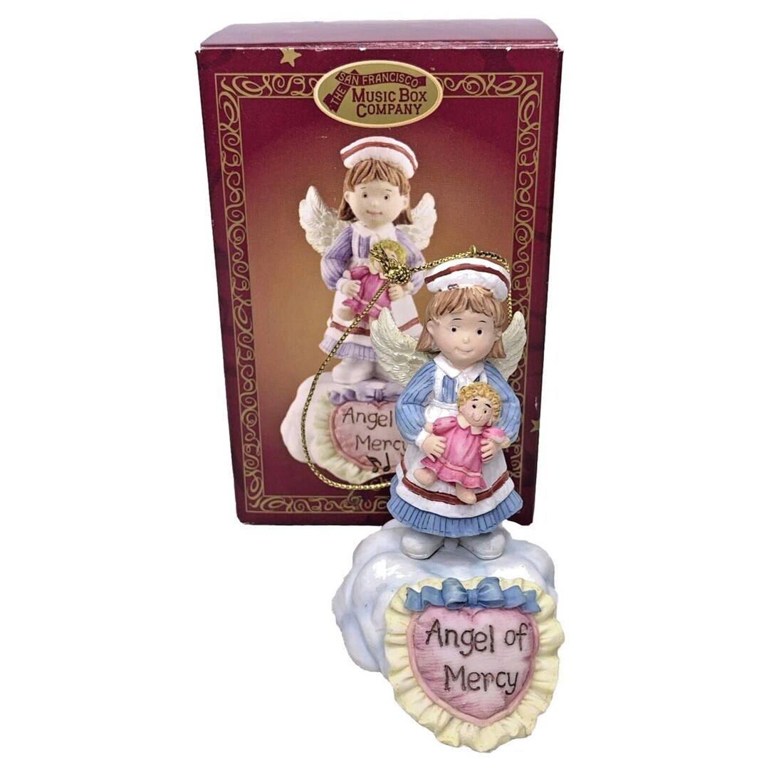 San Francisco Music Box 2001 Angels of Mercy Christmas Ornament BB52 - Etsy