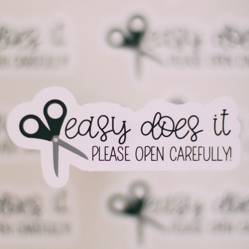Easy Does It Sticker - Etsy