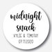 Midnight Snack Stickers Food Snack Wedding Favor Tags | Etsy