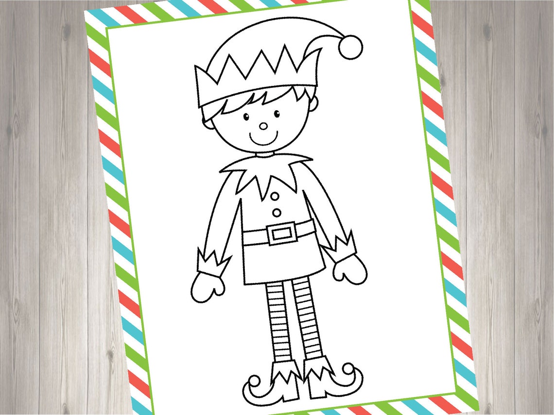 Elf Activity Set Elf Props DIY Elf Ideas Printable Elf | Etsy