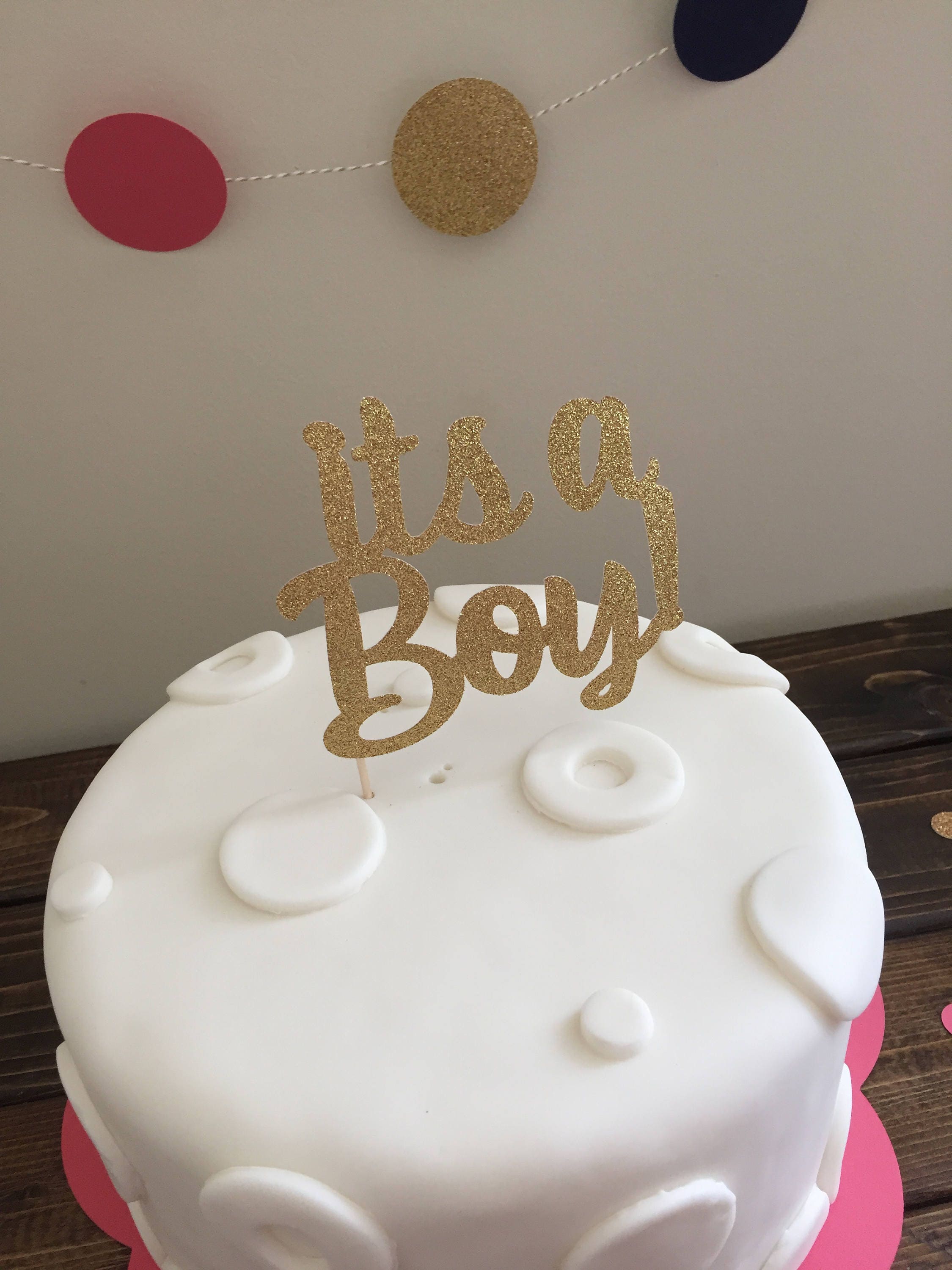 Its A Boy Cake Topper Baby Boy Cake Topper Baby Shower - Etsy