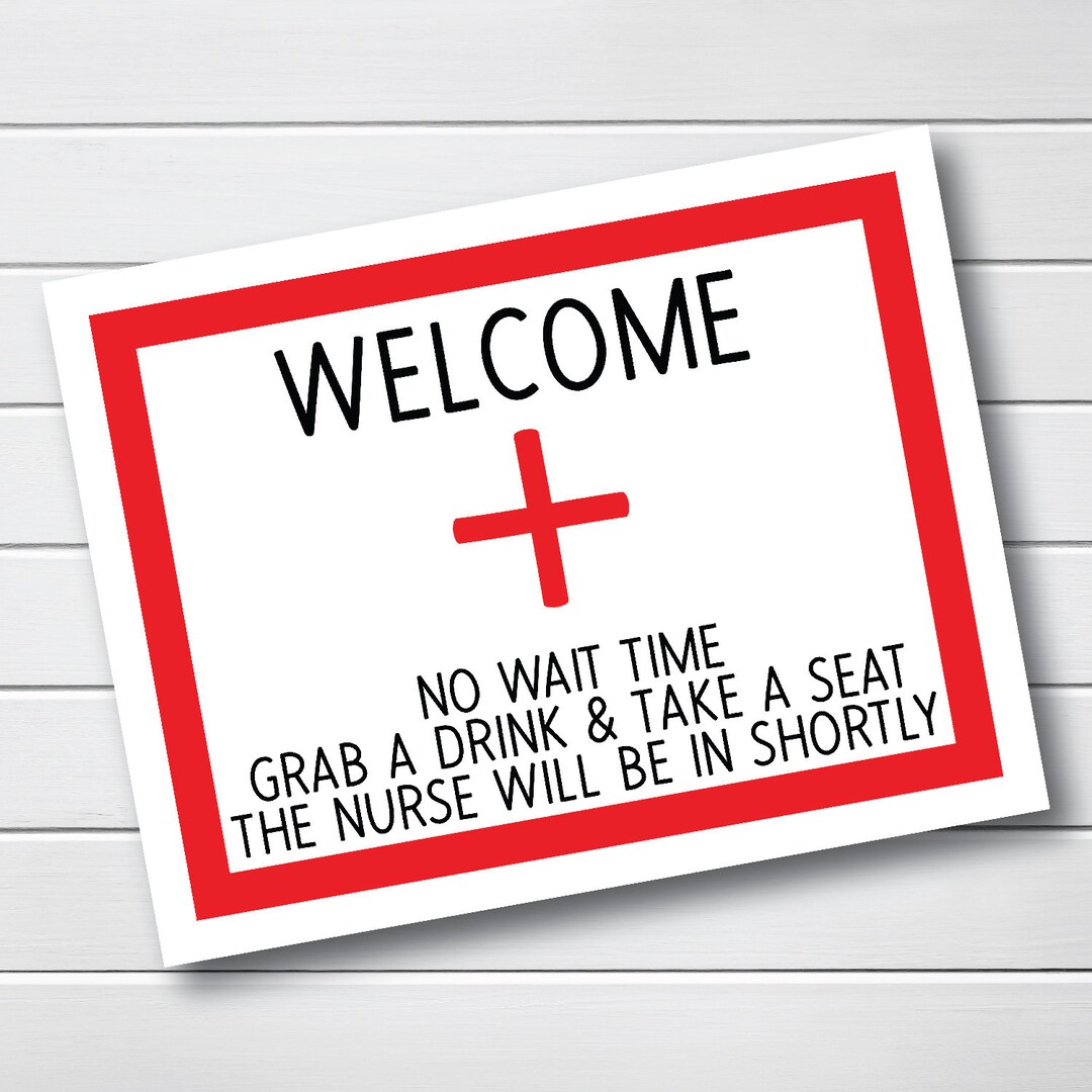 Nursing Welcome Graduation Party Sign - Nurse Retirement Party ...