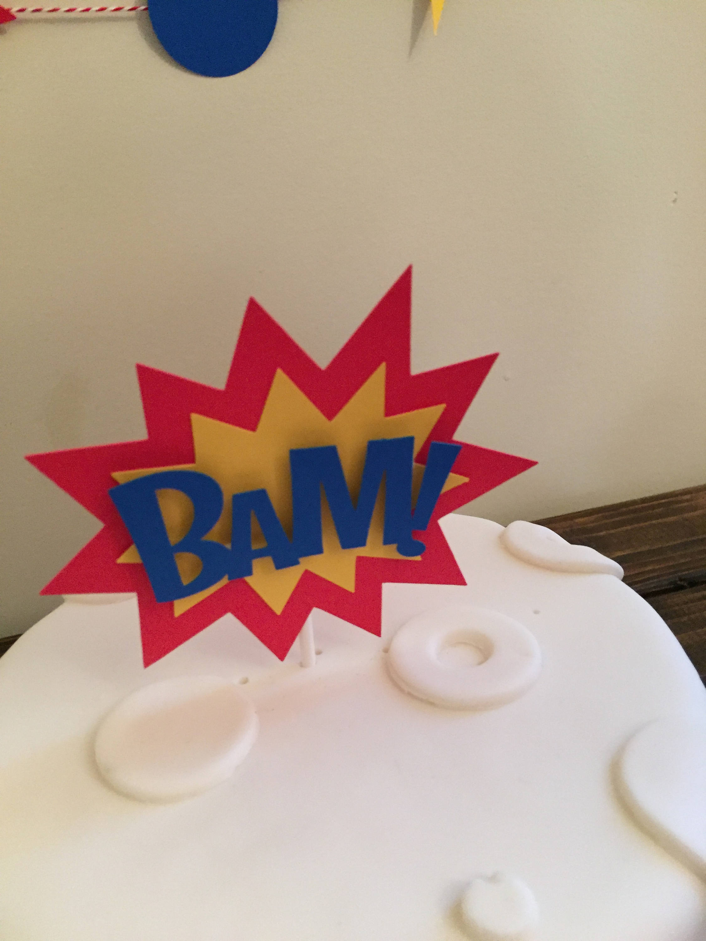 Superhero Party Superhero Cake Topper Superhero Decor - Etsy
