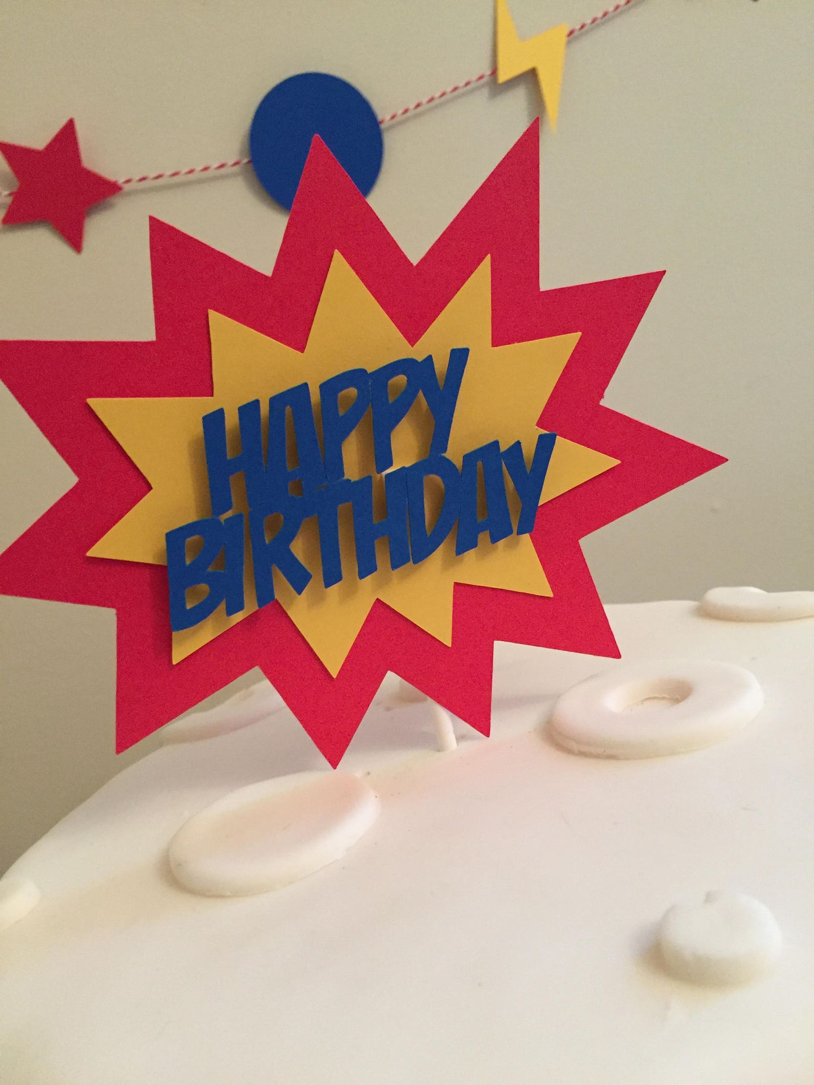 Superhero Party Superhero Cake Topper Superhero Decor - Etsy