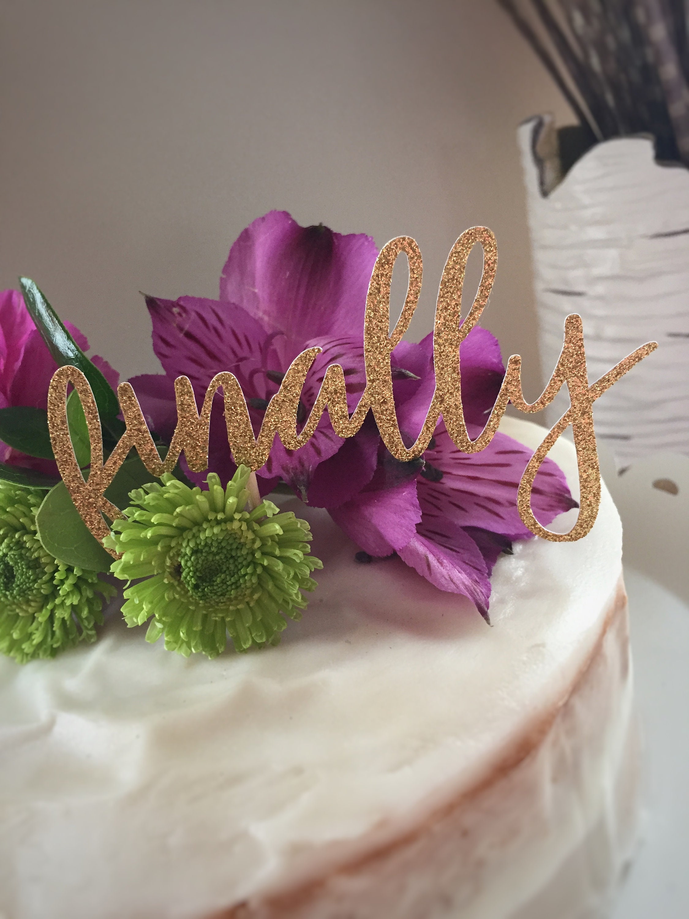 Finally Cake Topper Wedding Cake Topper Wedding Cake - Etsy